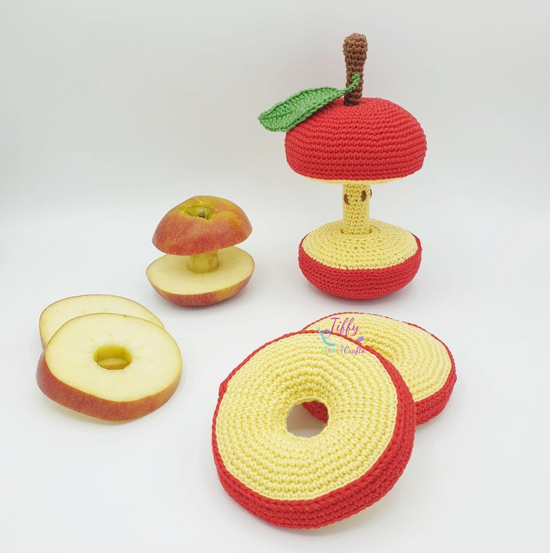 Apple Stacking Tower Crochet Pattern (EN&DE) PDF File Instant Download ...