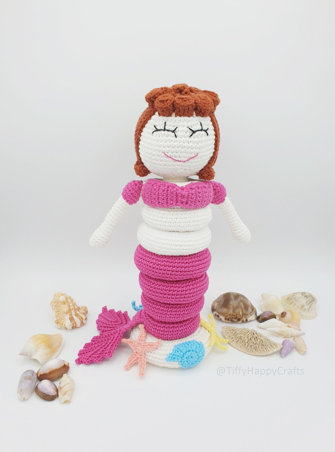 Mermaid Stacking Tower Crocheted Toys for Girls - Etsy