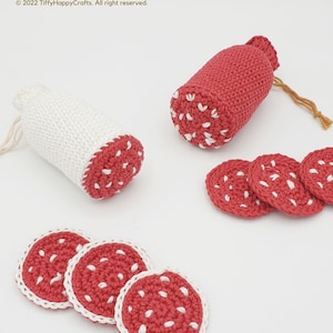 Salami, Salami Slice for Children's Kitchen Shop Accessories Crochet ...