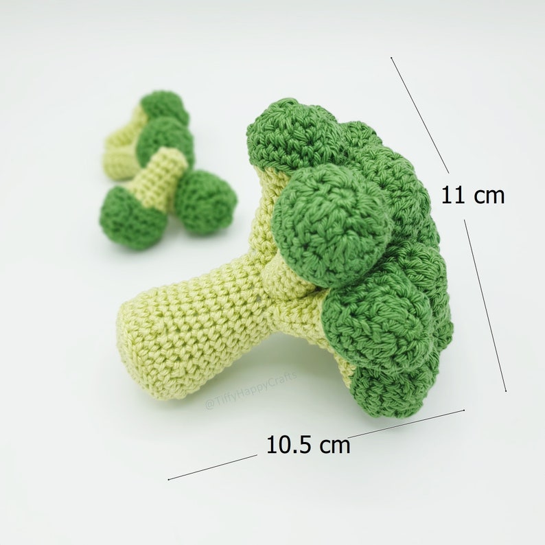 Broccoli Crochet Play Food Pattern PDF - Etsy.de