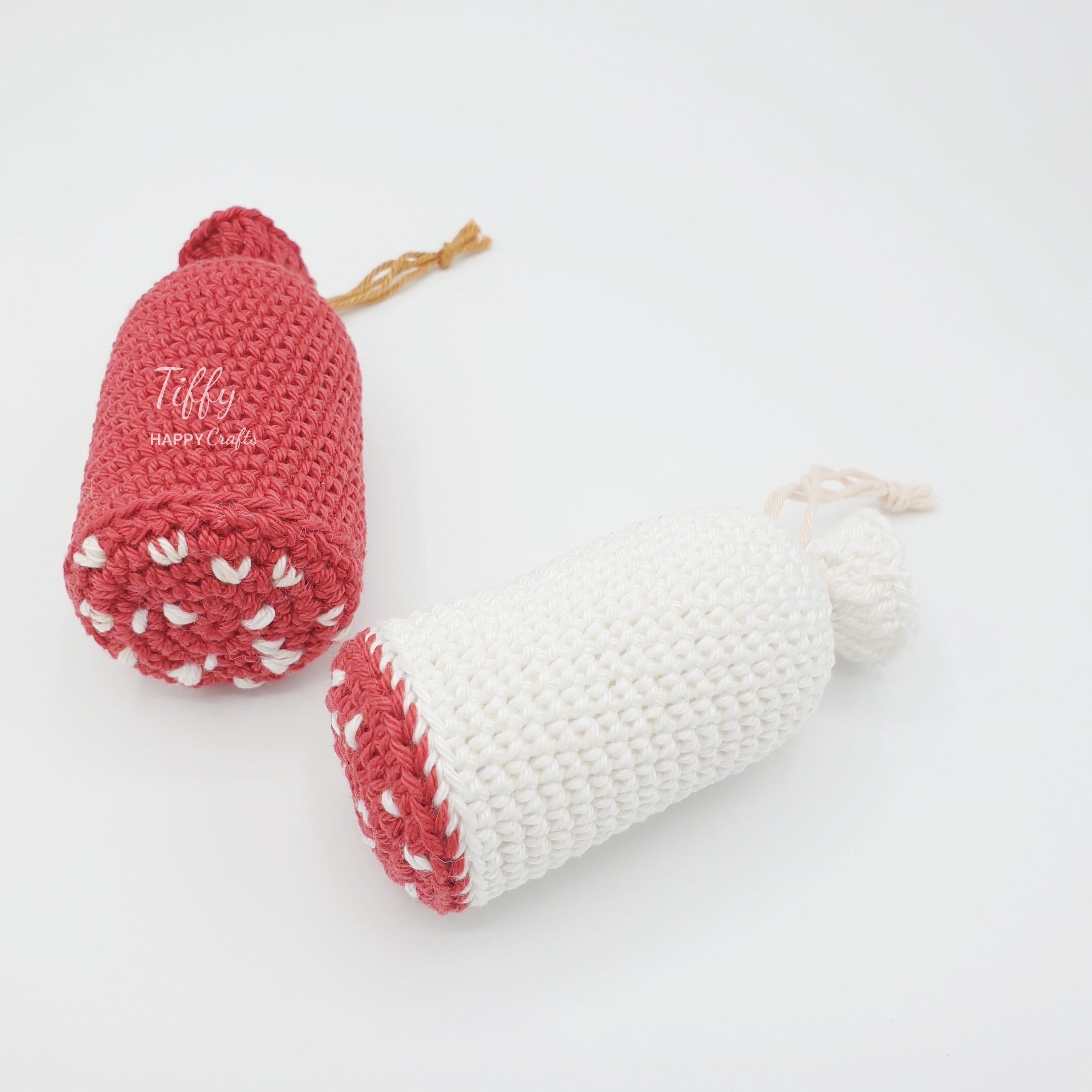 Salami, Salami Slice for Children's Kitchen Shop Accessories Crochet ...