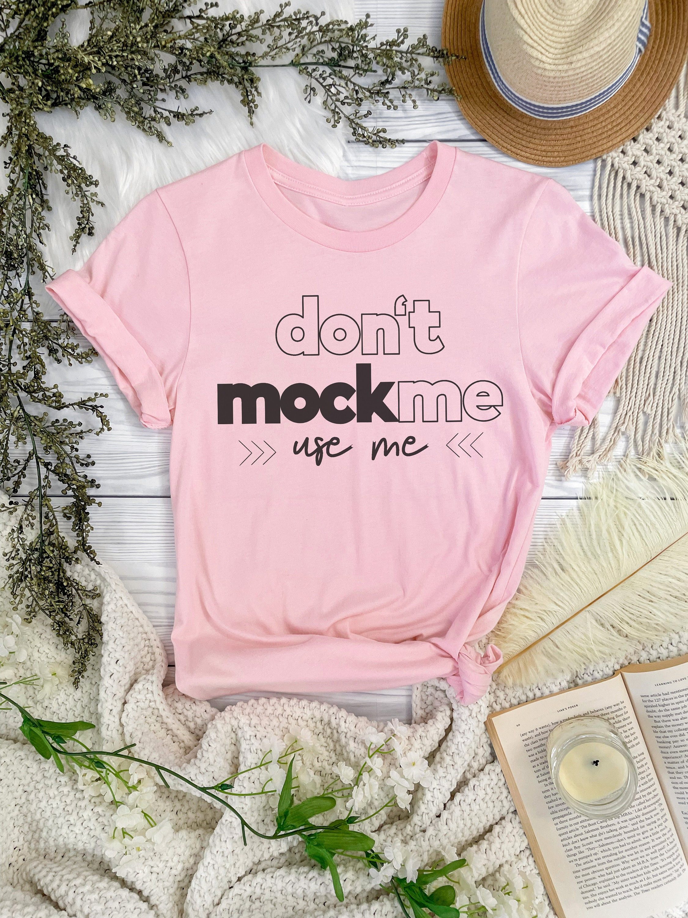 Bella Canvas 3001 Pink Tshirt Mockup Bella Canvas 3001 - Etsy