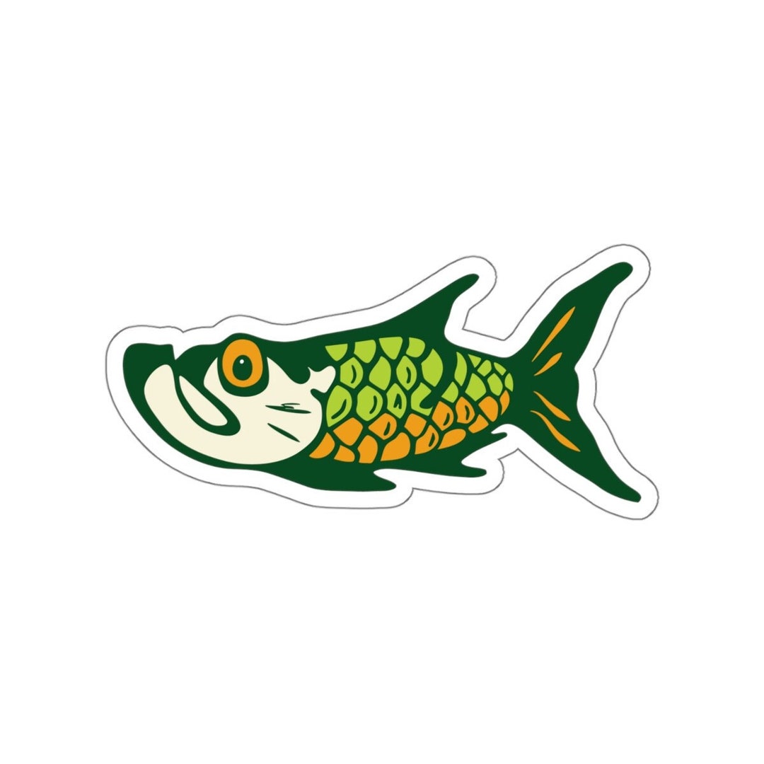 Bold Crazy Tarpon Sticker – Weatherproof Vinyl for Anglers & Coastal ...
