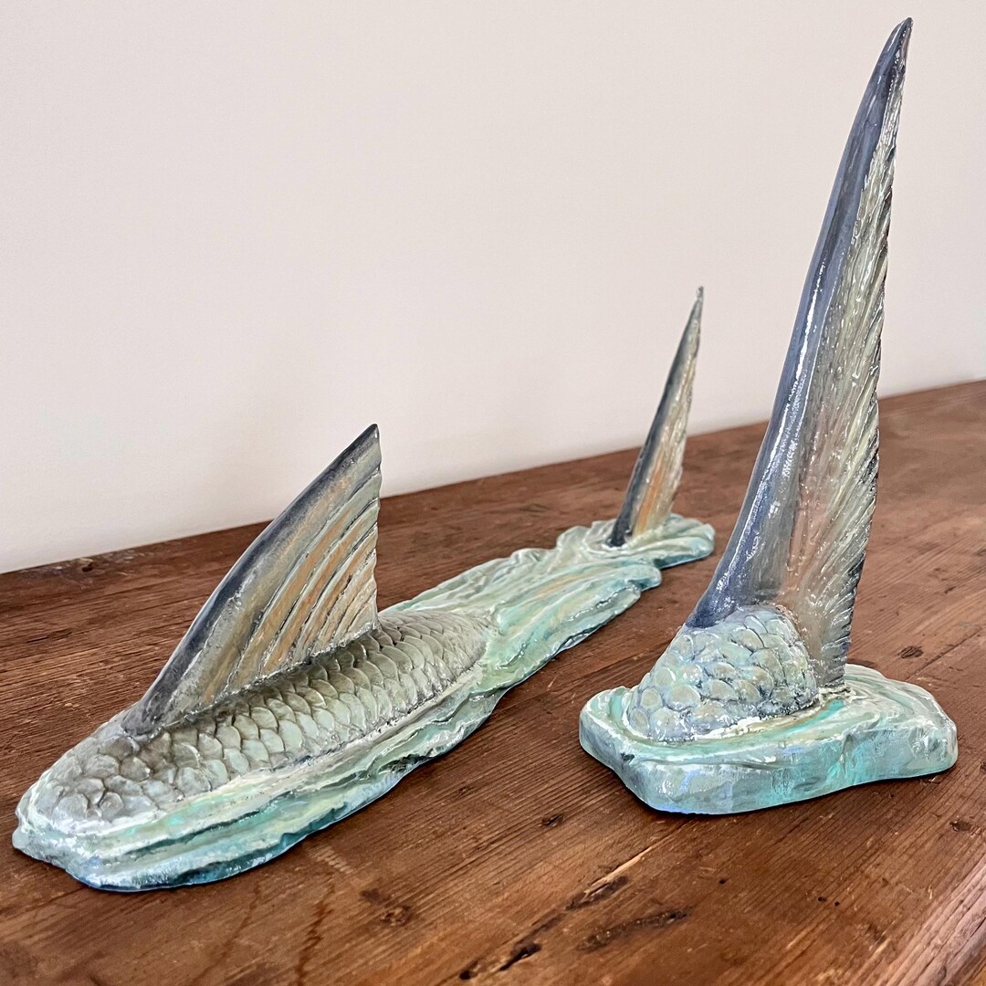 Bonefish on the Flat Set of 2 Hand Carved and Painted: Fishing Gift for ...