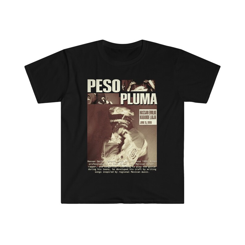 Peso Pluma Tshirt Hassan Emilio Kabande Laija T-shirt Peso - Etsy