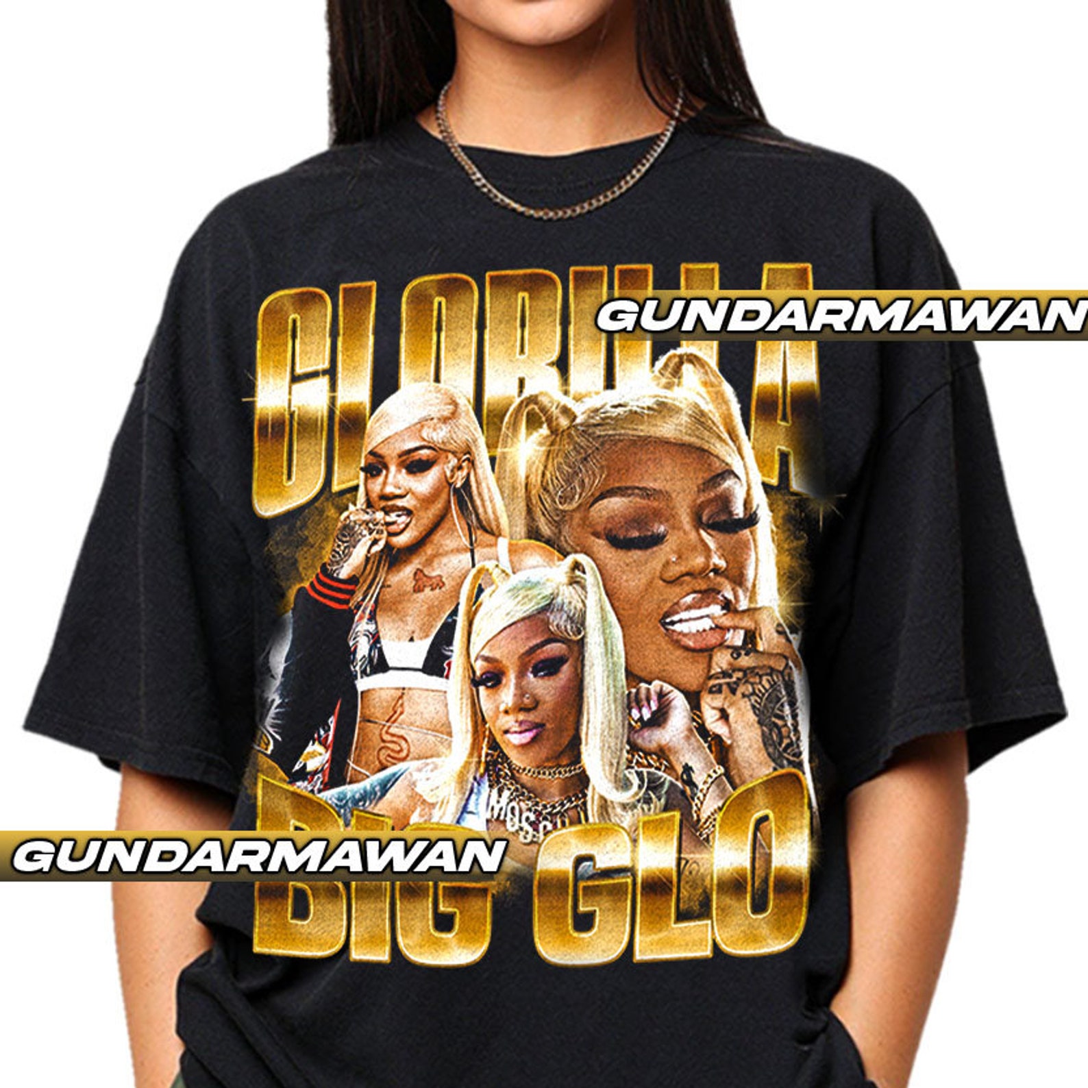 Glorilla Big Glo Unisex Softstyle T-shirt, Gift for Women and Man Unisex T-shirt, Vintage Hip ...