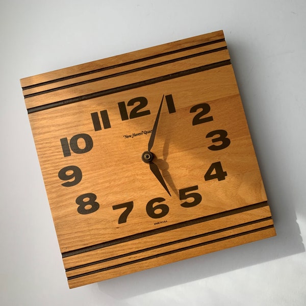 Square Wall Clock - Etsy