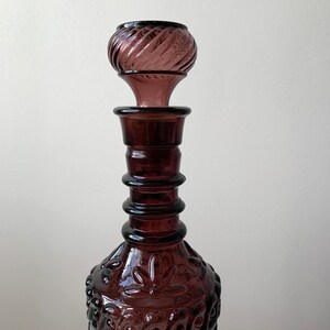 Mid-century Purple Decanter Liquor Bottle - Etsy