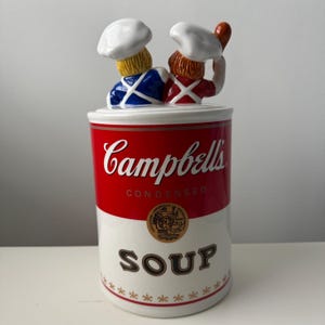 Vintage Campbell’s Soup Cookie Jar - Etsy