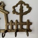 Vintage Brass Key Holder Tree & House - Etsy