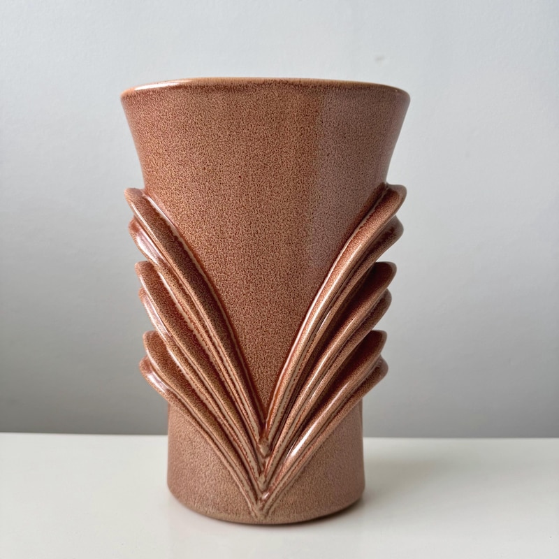 Red Wing Pottery Vase - Etsy