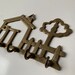 Vintage Brass Key Holder Tree & House - Etsy