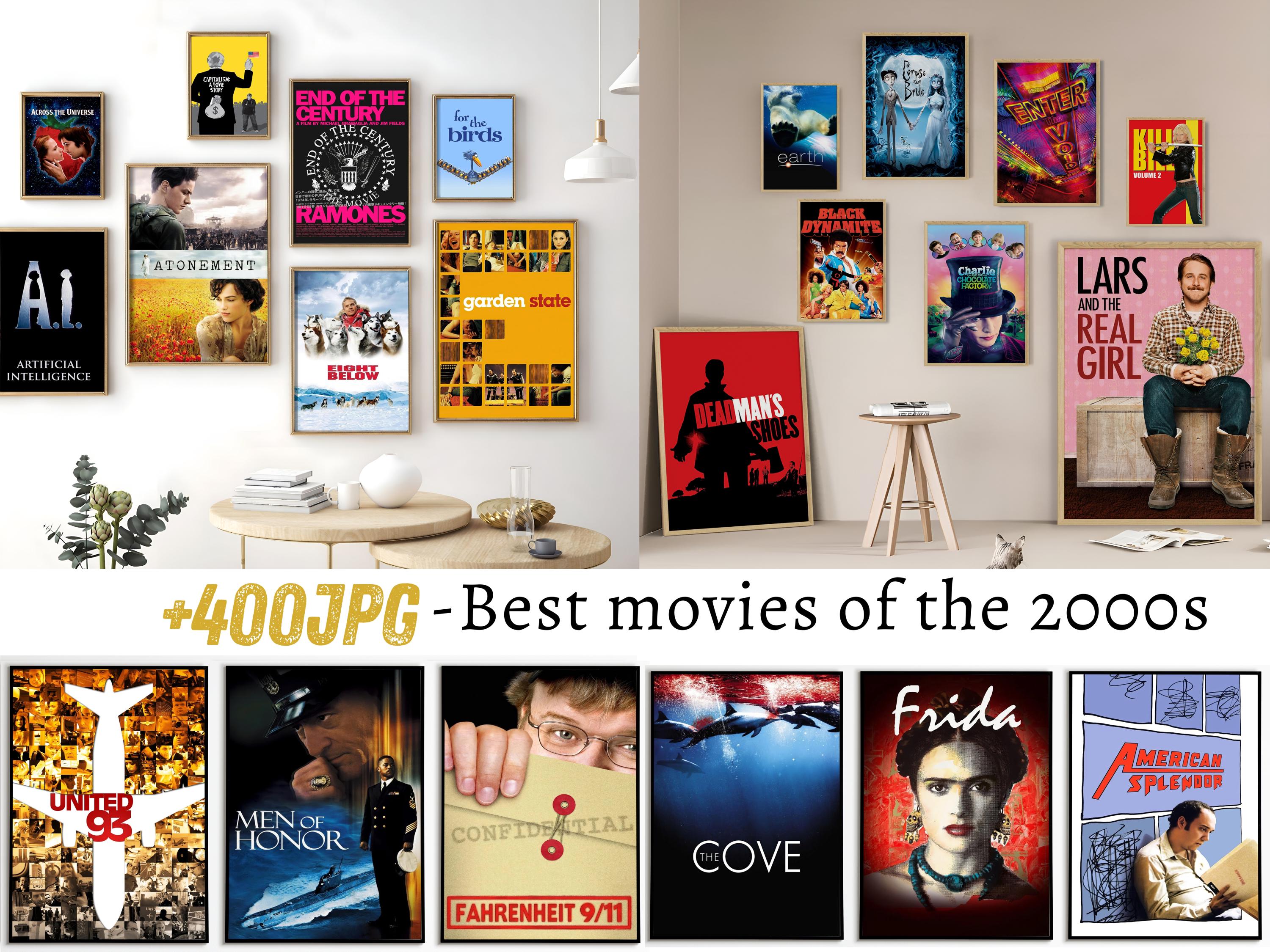 Best 2000s Movies - Vintage Film Posters Collection - Retro Cinema Wall ...