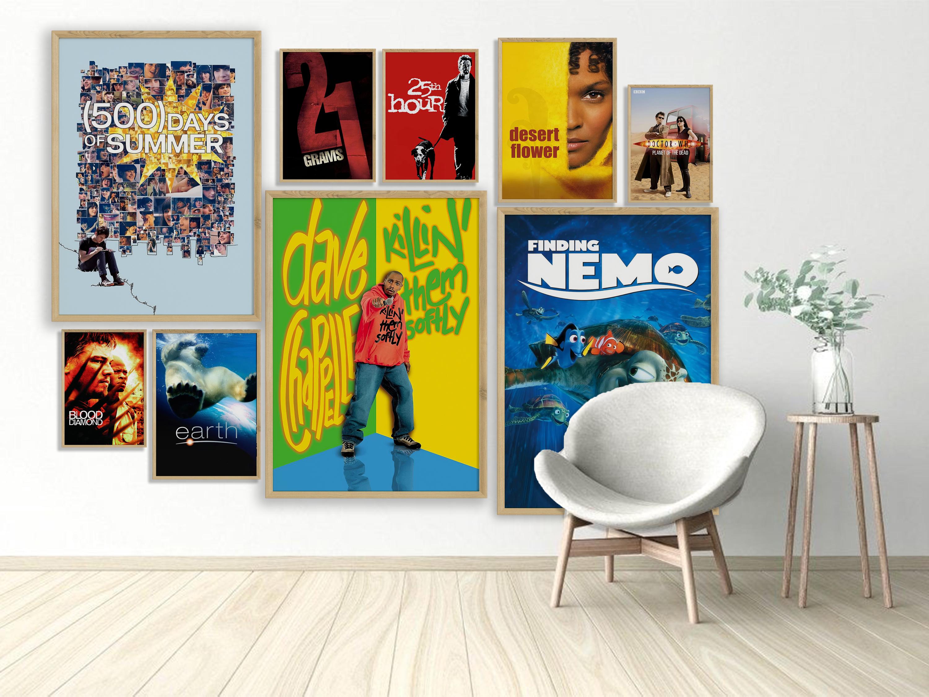 Best 2000s Movies - Vintage Film Posters Collection - Retro Cinema Wall ...