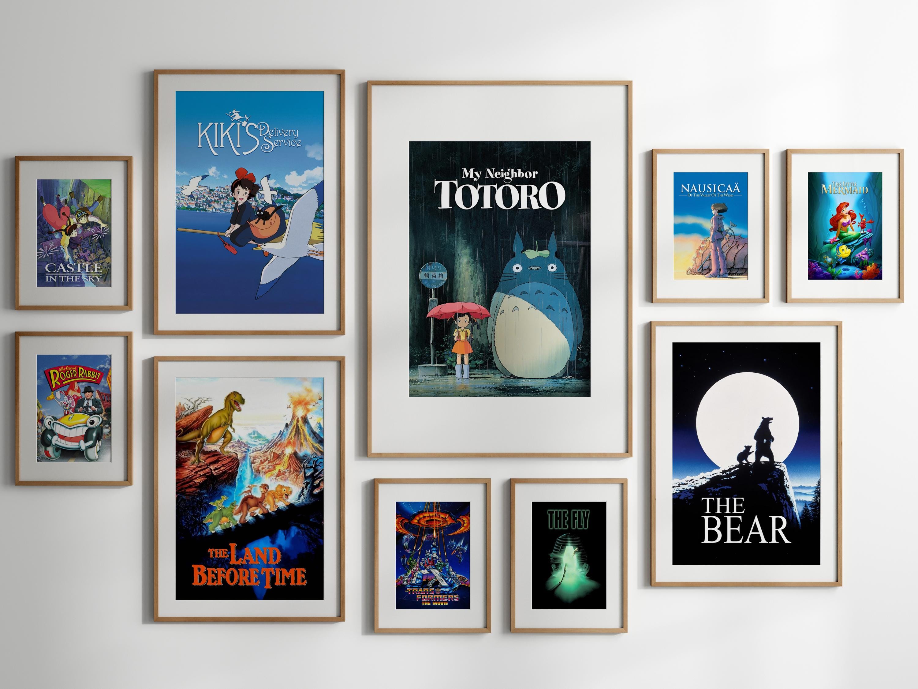 Best 1980s Films Vintage Movie Poster Pack - Retro Wall Art Decor ...