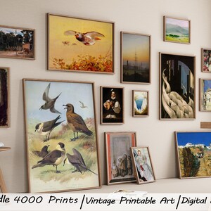 4000 Vintage Printable, 72 Famous Artists, MEGA BUNDLE, Vintage Gallery ...