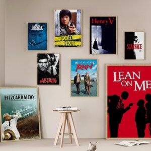 Best 1980s Films Vintage Movie Poster Pack - Retro Wall Art Decor ...