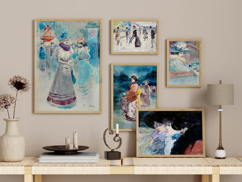 Henry Somm Art Print Vintage Belle Époque Illustrations French ...