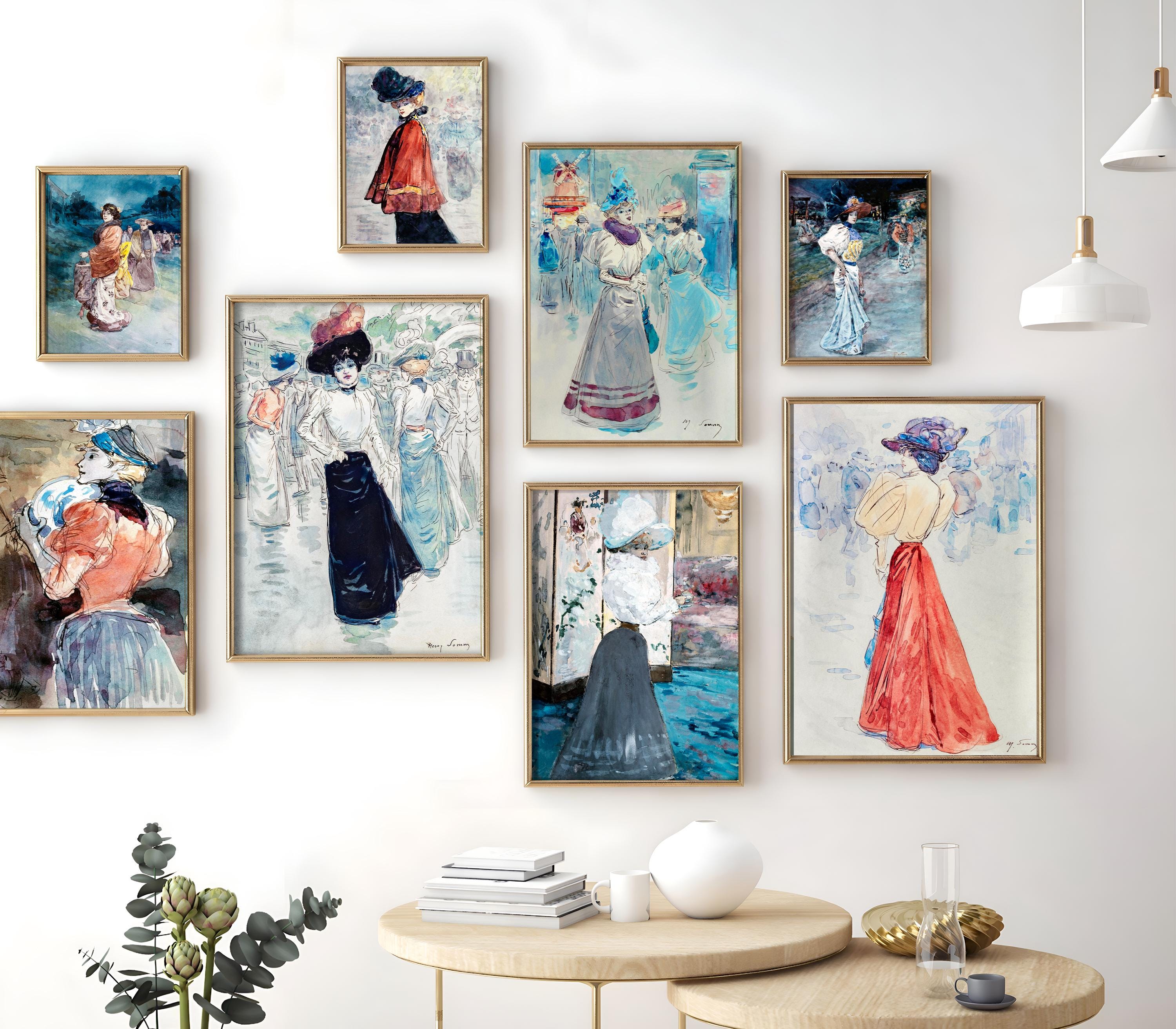 Henry Somm Art Print - Vintage Belle Époque Illustrations - French ...