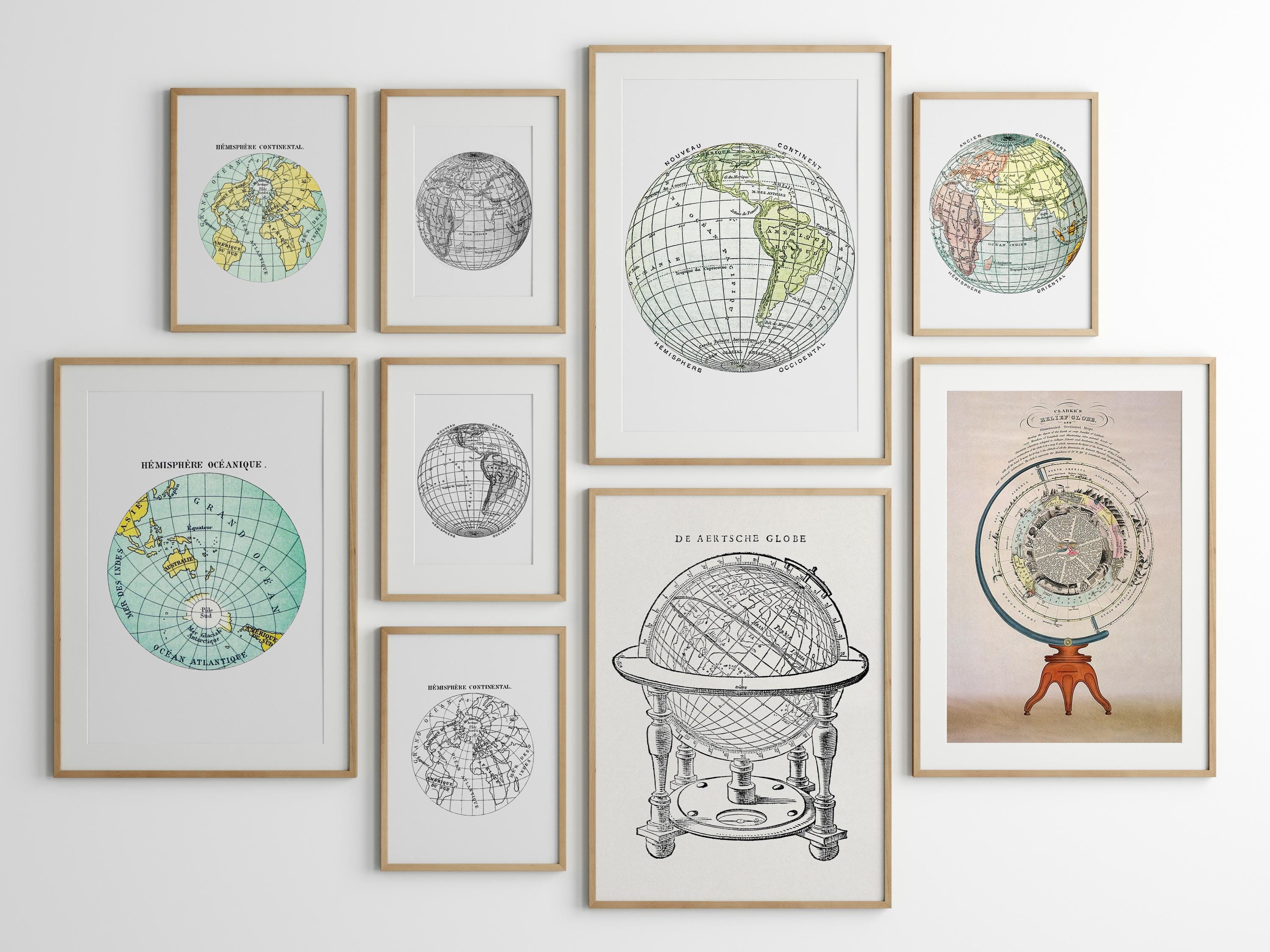 Antique Printable Maps, 167 Vintage Maps, Instant Download, Antique ...