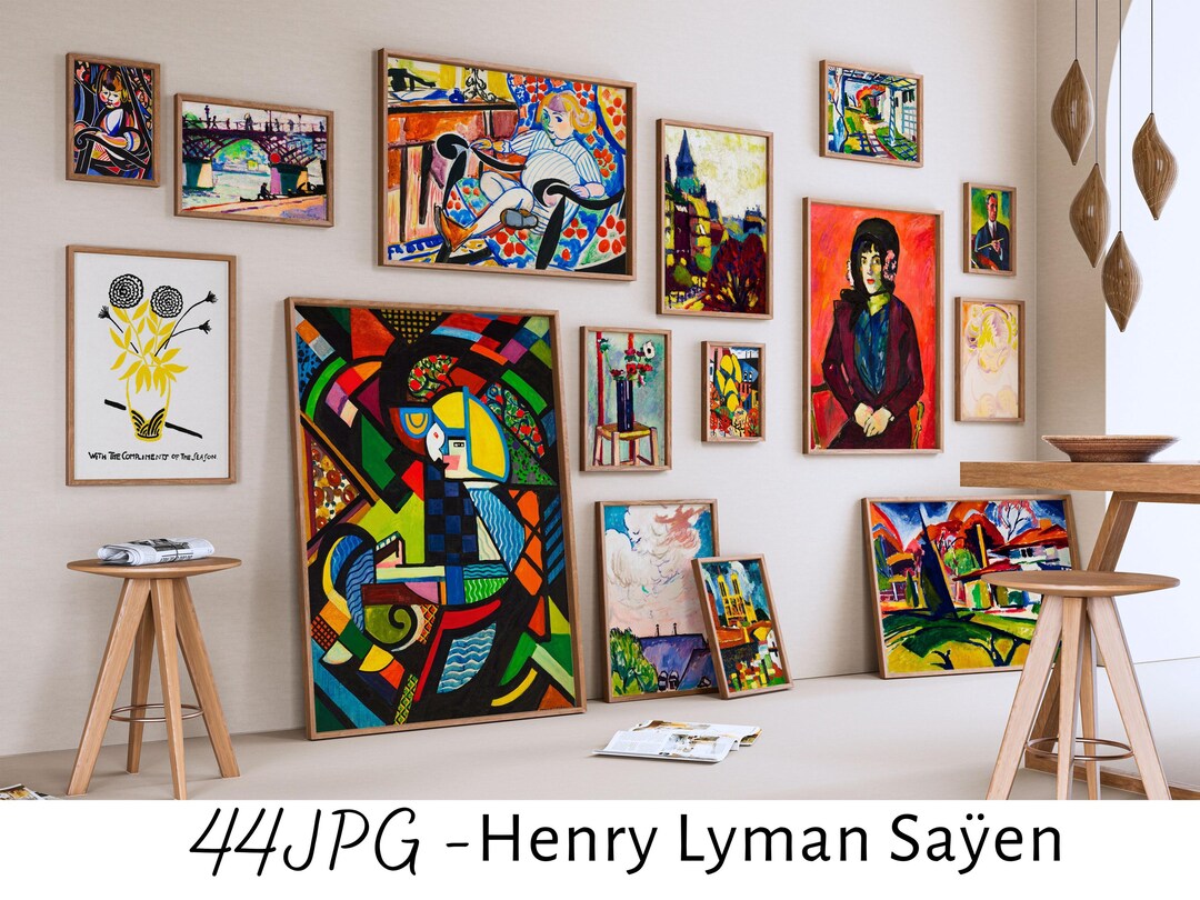 Henry Lyman Sayen Art, Abstract Art, Early 20th Century American Art ...