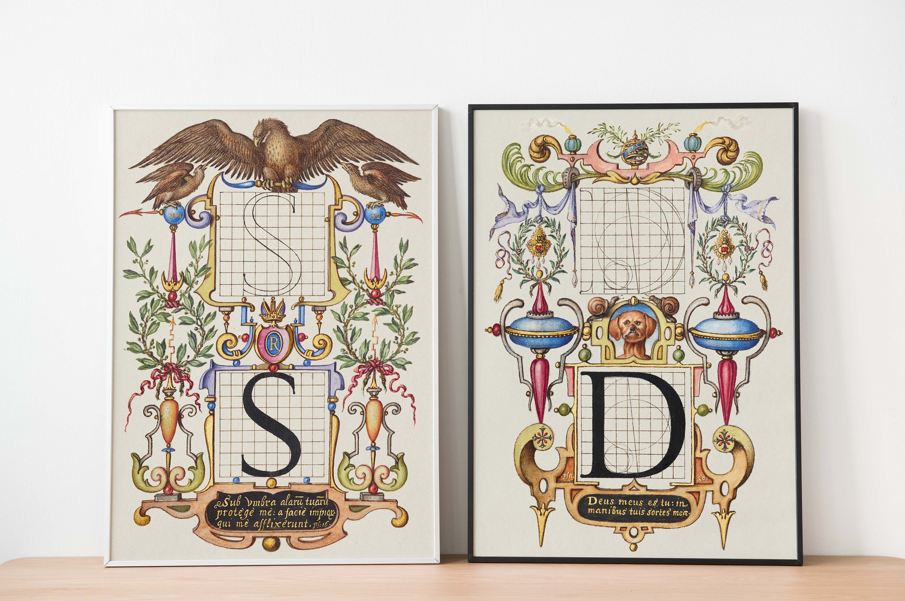 The Model Book of Calligraphy, Digital Paper, 38 Different Images ...