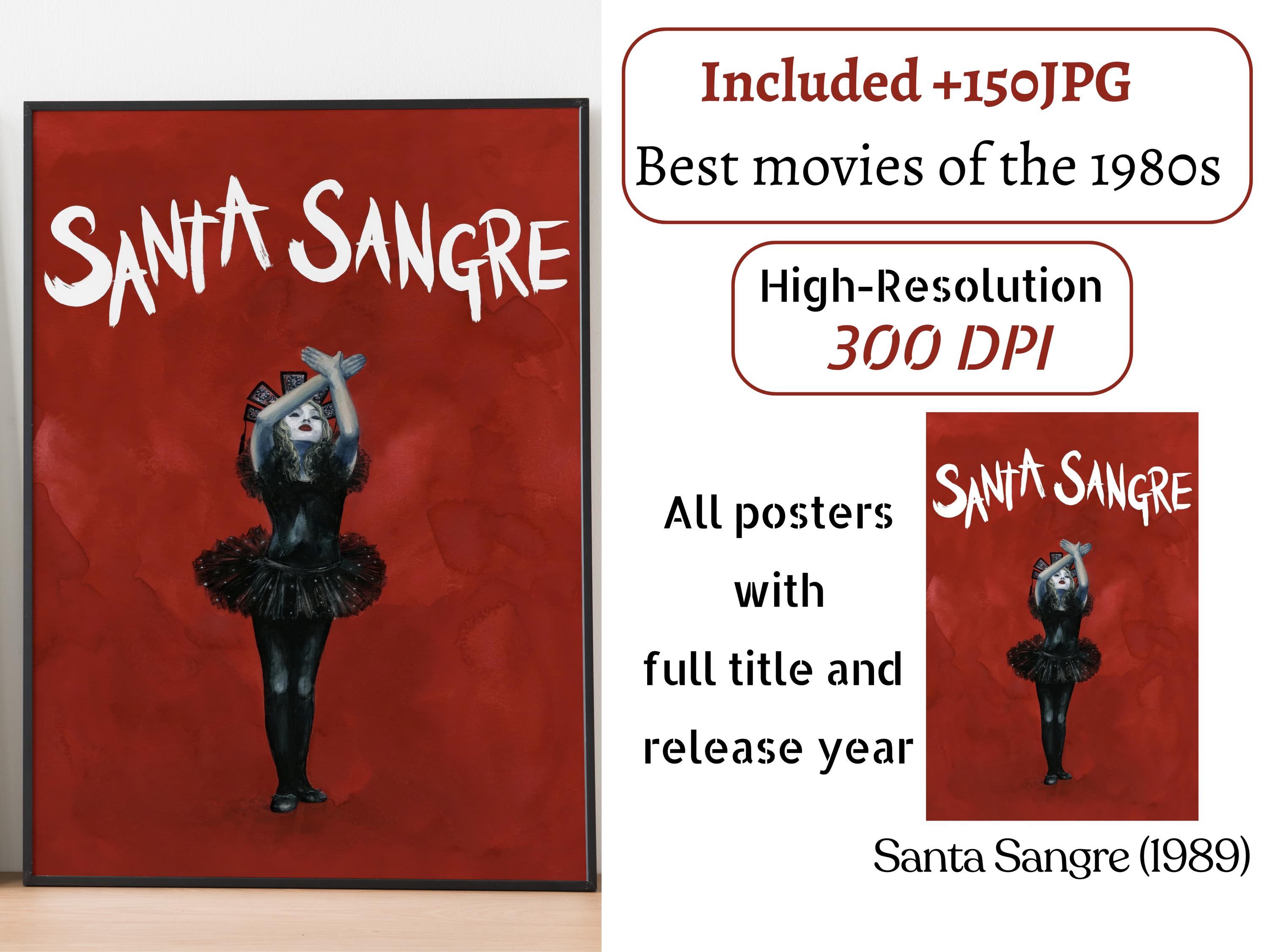 Best 1980s Films Vintage Movie Poster Pack - Retro Wall Art Decor ...