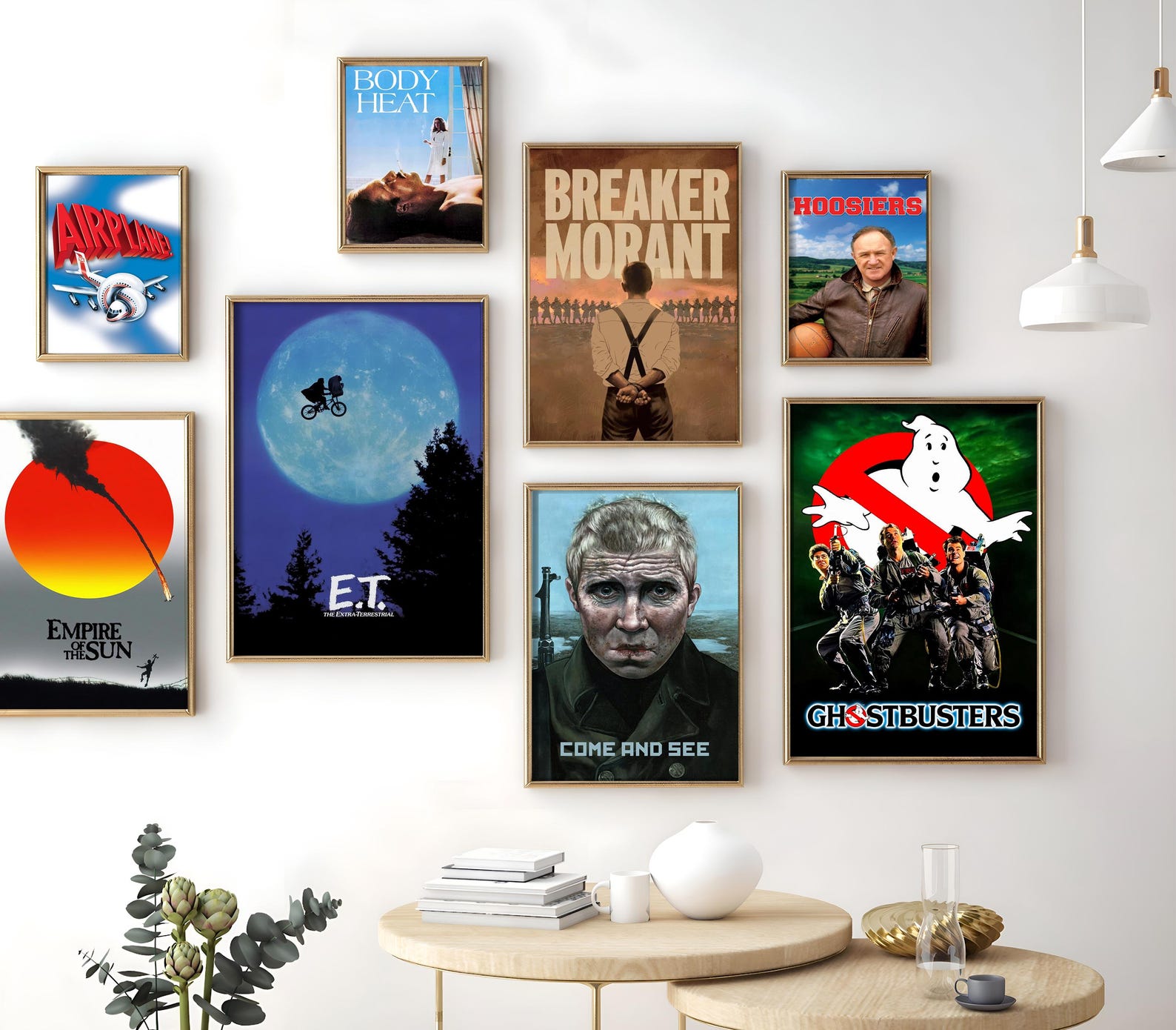 Best 1980s Films Vintage Movie Poster Pack - Retro Wall Art Decor ...