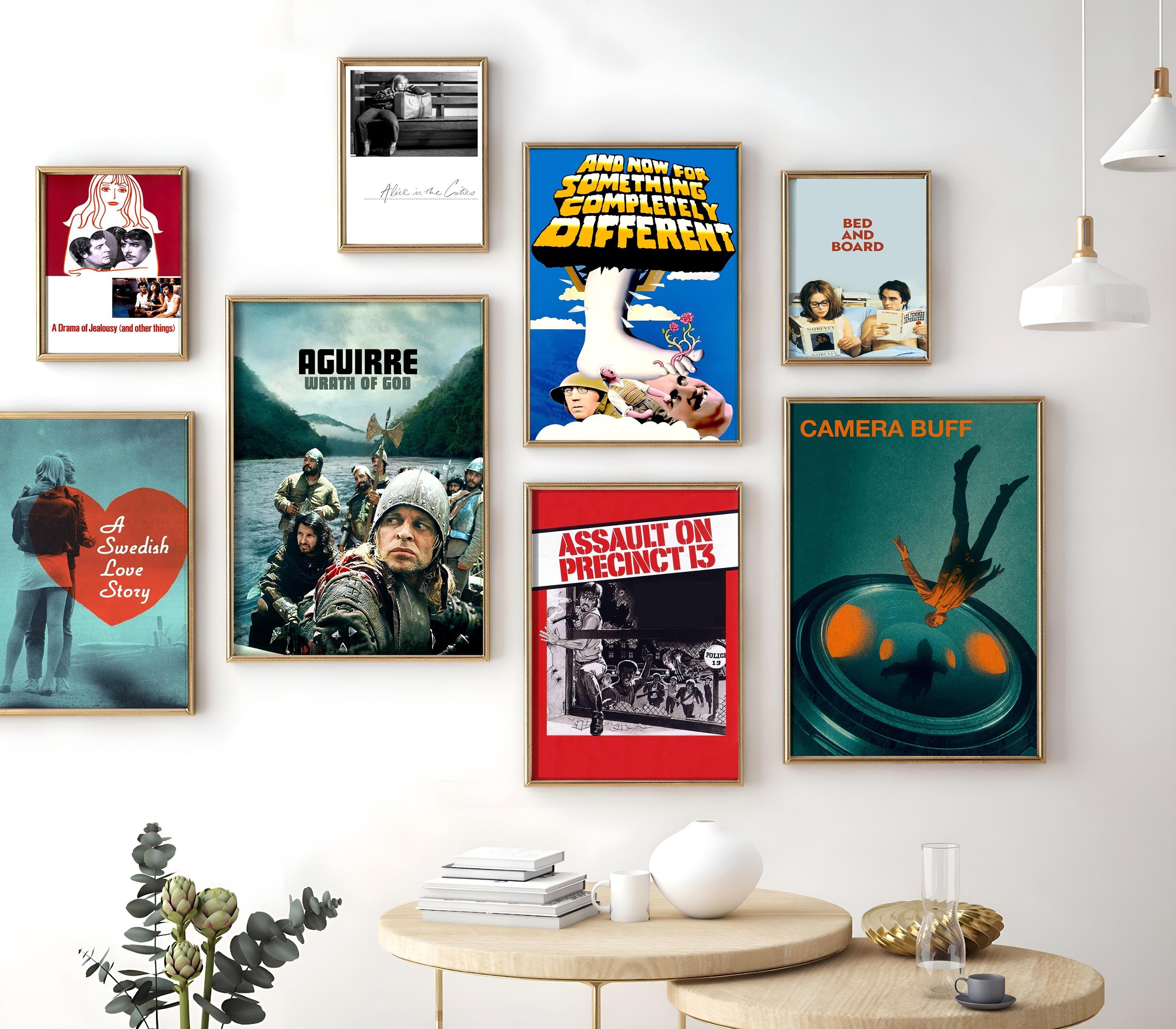 Best 1970s Films | Vintage Movie Poster Pack | Retro Wall Art Decor ...