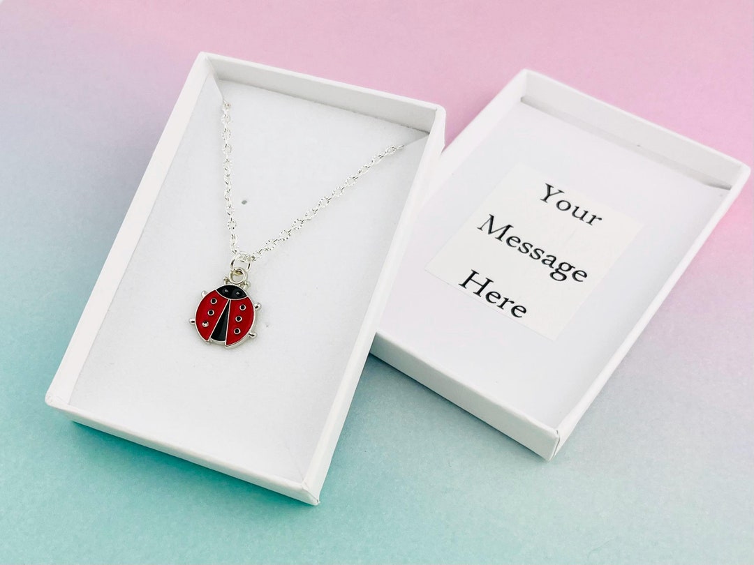 Ladybird Necklace, Ladybug Jewellery, Insects Gift for Nature Lover ...