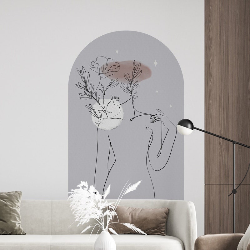 Grey Wall Decal - Etsy