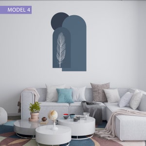 Colorblock Wall Decal, Removable Wall Decal, Nursery Wall Decal, Arch ...