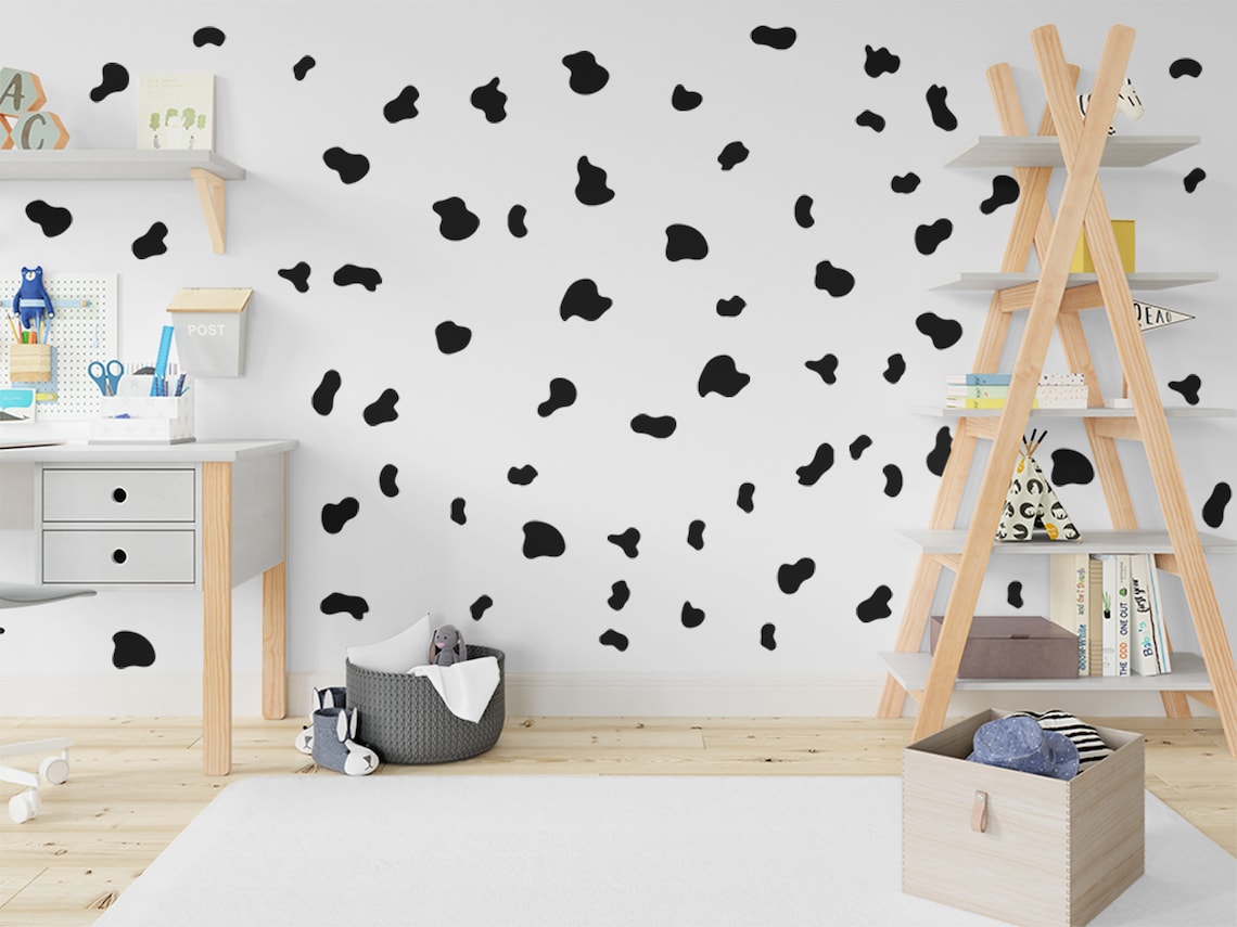 Cow Spot Decals Cow Spot Wall Stickers Modern Farmhouse | Etsy