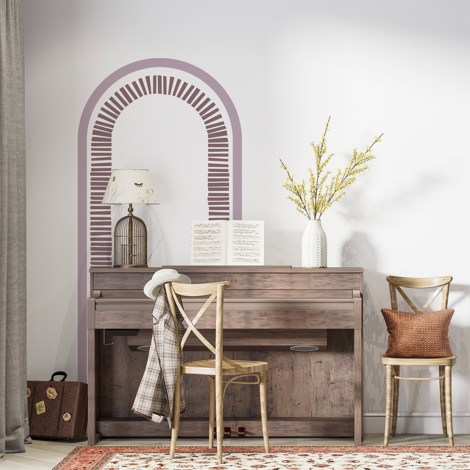 Arch Accent Wall Decal Nursery Wall Decal Geometric Wall - Etsy