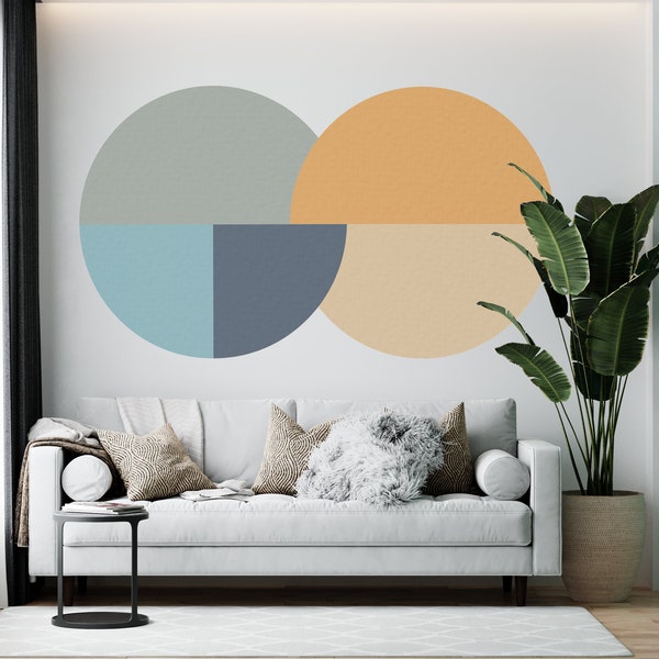 Geometric Wall Decal - Etsy