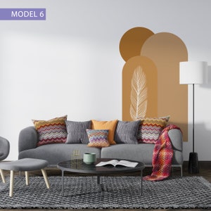 Colorblock Wall Decal, Removable Wall Decal, Nursery Wall Decal, Arch ...