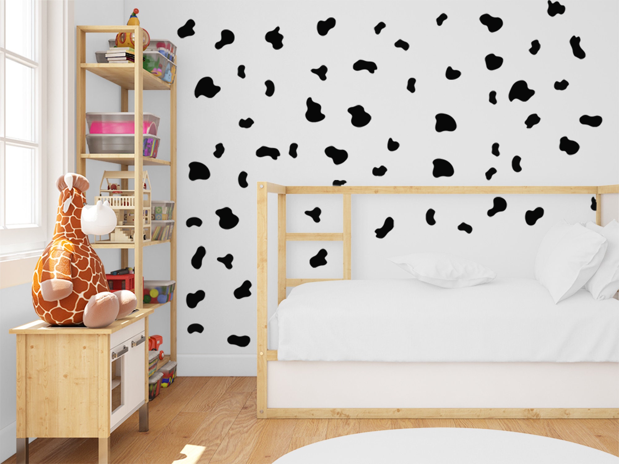 Cow Spot Decals Cow Spot Wall Stickers Modern Farmhouse - Etsy