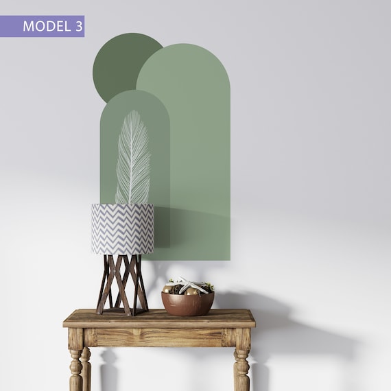 Colorblock Wall Decal Removable Wall Decal Nursery Wall | Etsy