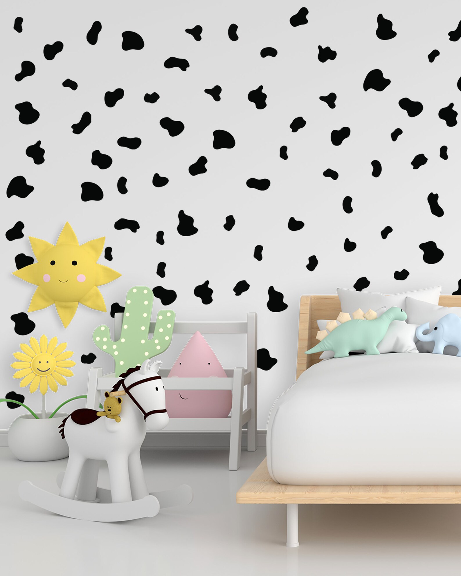 Cow Spot Decals Cow Spot Wall Stickers Modern Farmhouse - Etsy