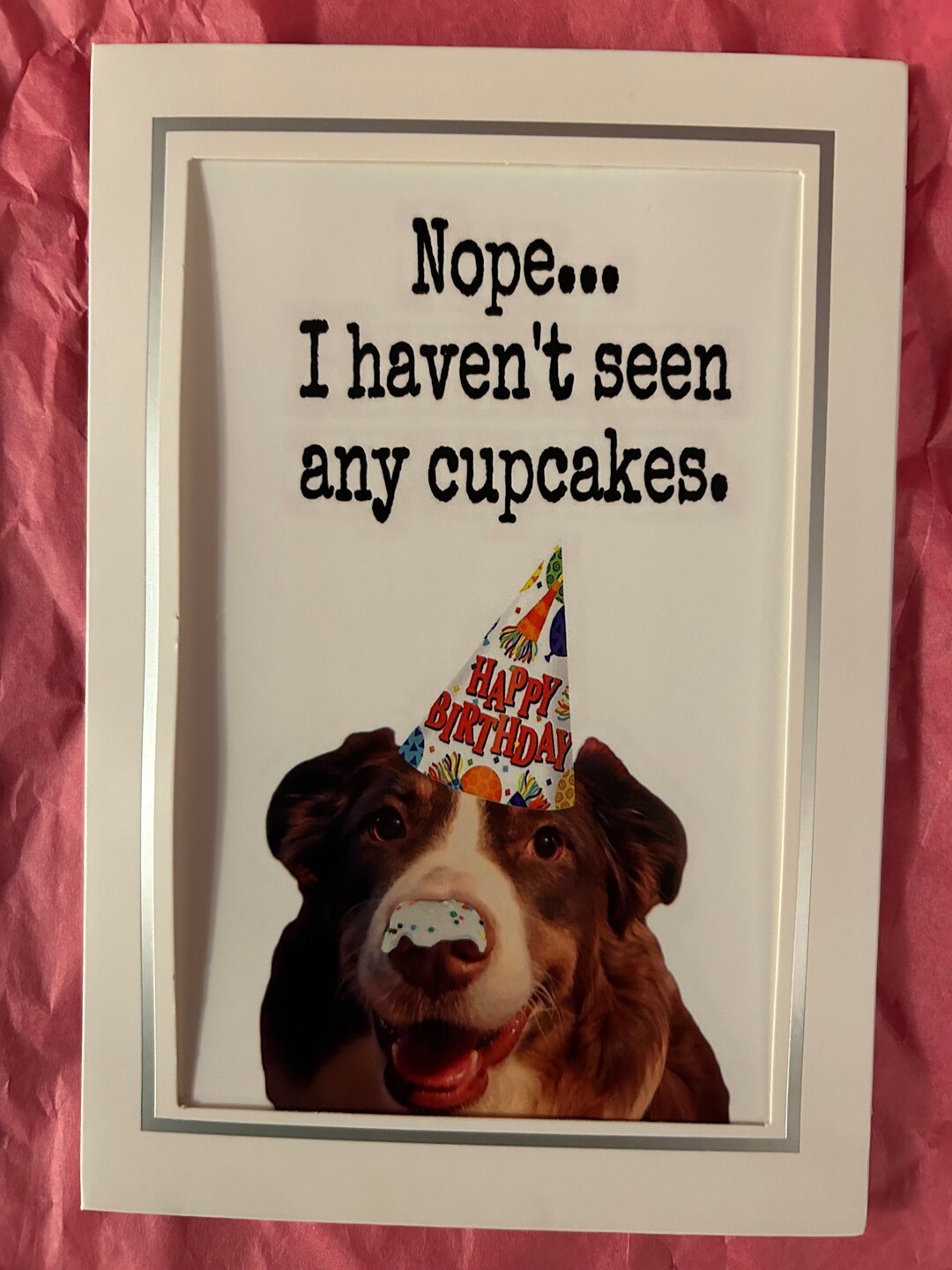 Saucy Aussie Birthday Photo Cardsblankfeaturing Sassy Aussie Rescues ...