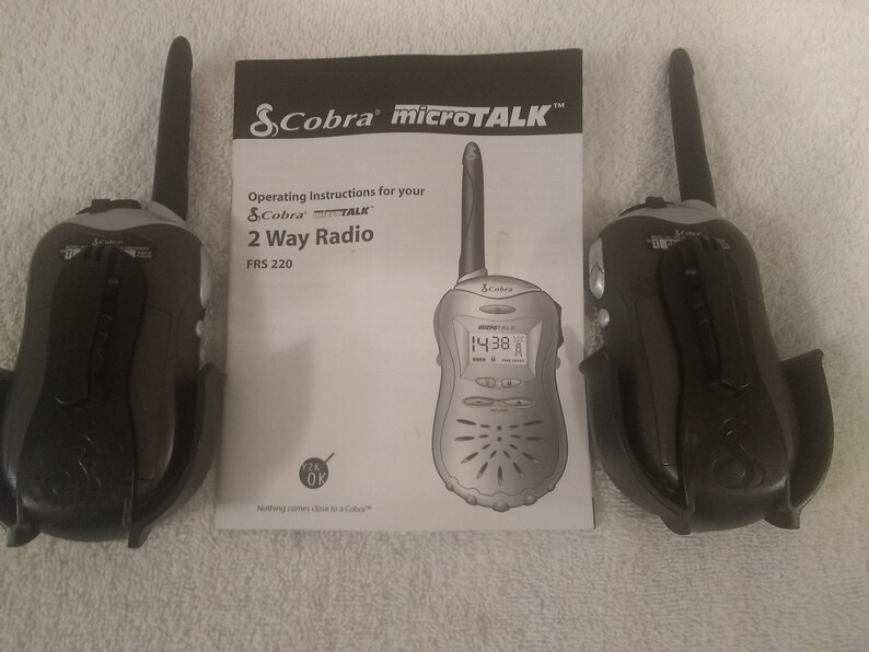 Cobra Micro Talk FRS 307 Two Way Radio Set - Etsy