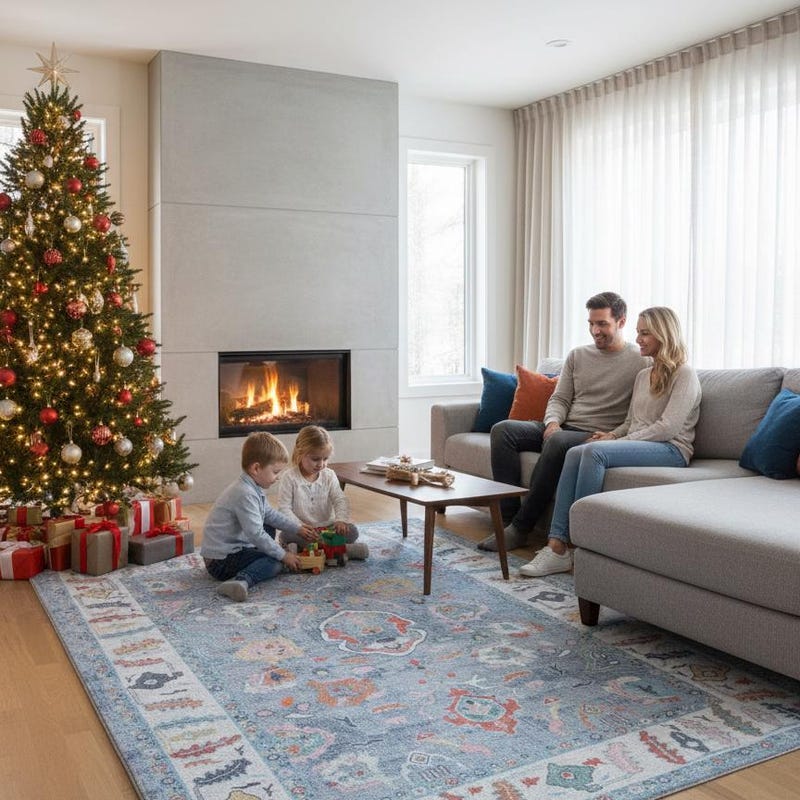 Vintage Carpet Oushak - Etsy