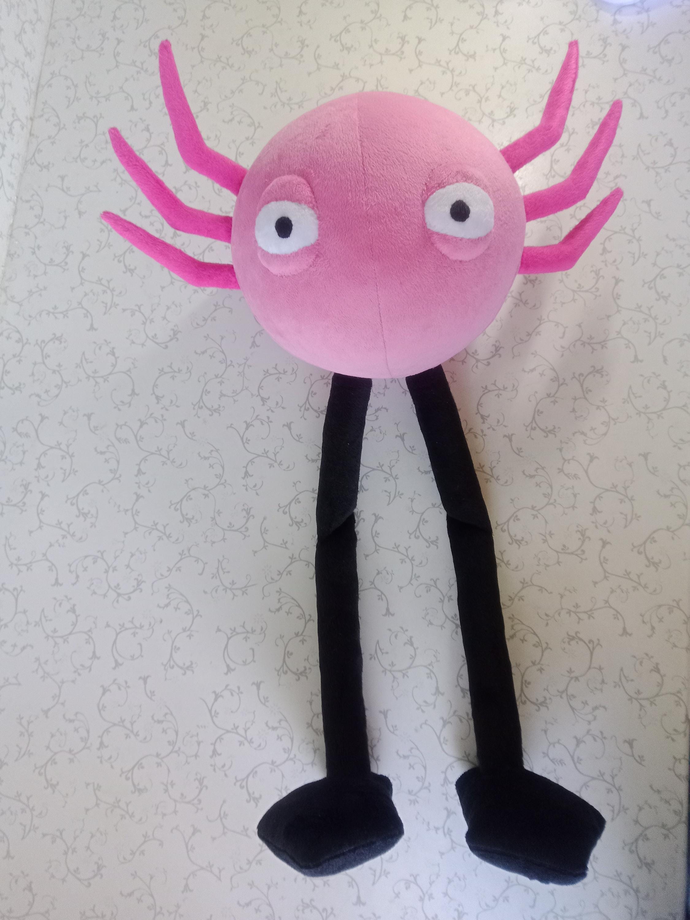 Plush Toy Like Kinito the Axoloti, 53 Cm Tall, D= 20cm - Etsy