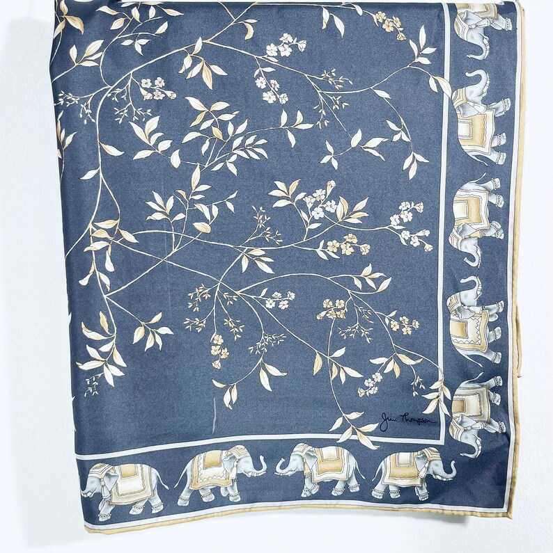 Jim Thompson Silk Scarf - Etsy