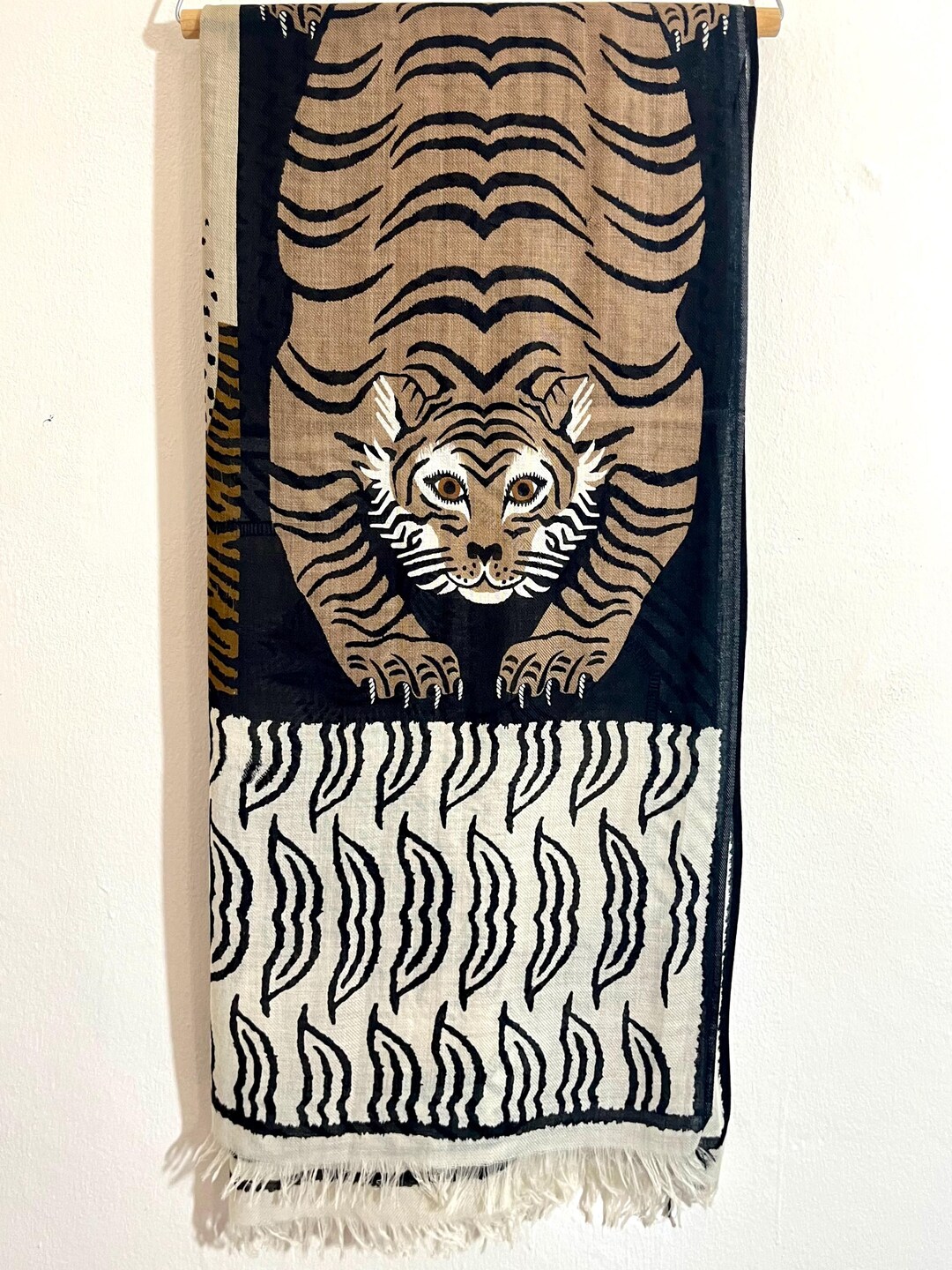 INOUI Editions Wool Shawl Animal Print - Etsy