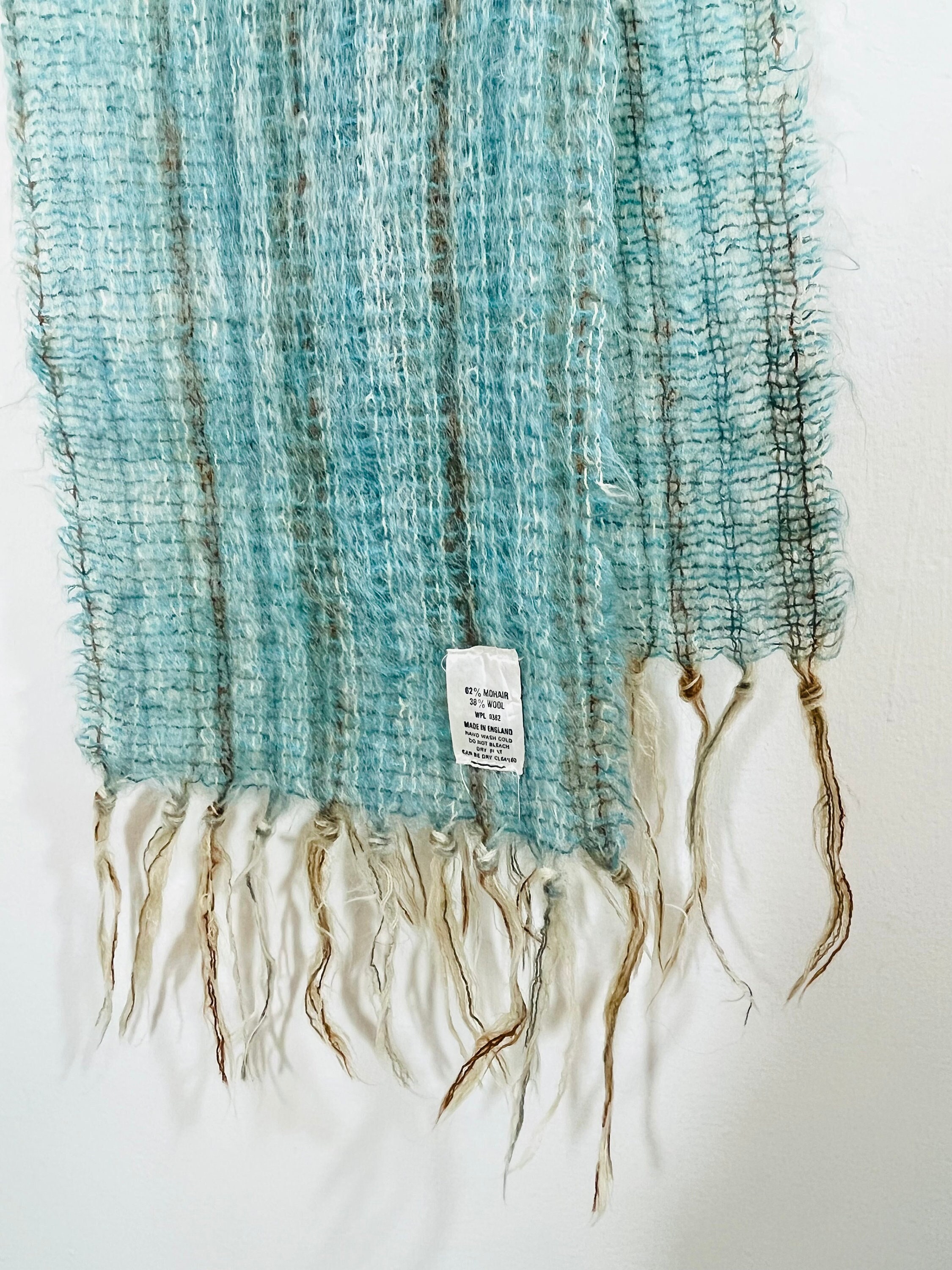 Mohair and Wool Open Weave Scarf 1950s - Etsy