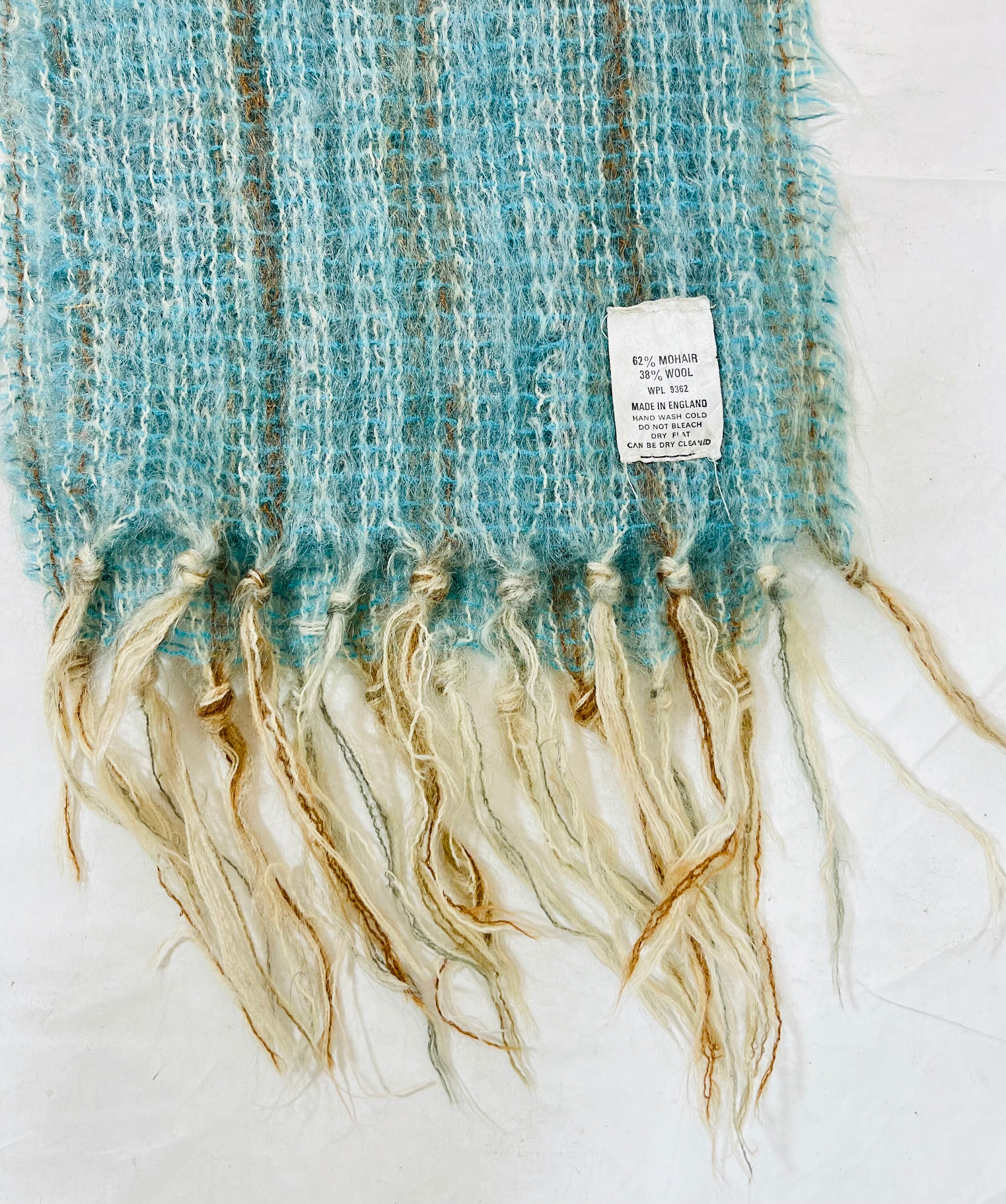 Mohair and Wool Open Weave Scarf 1950s - Etsy