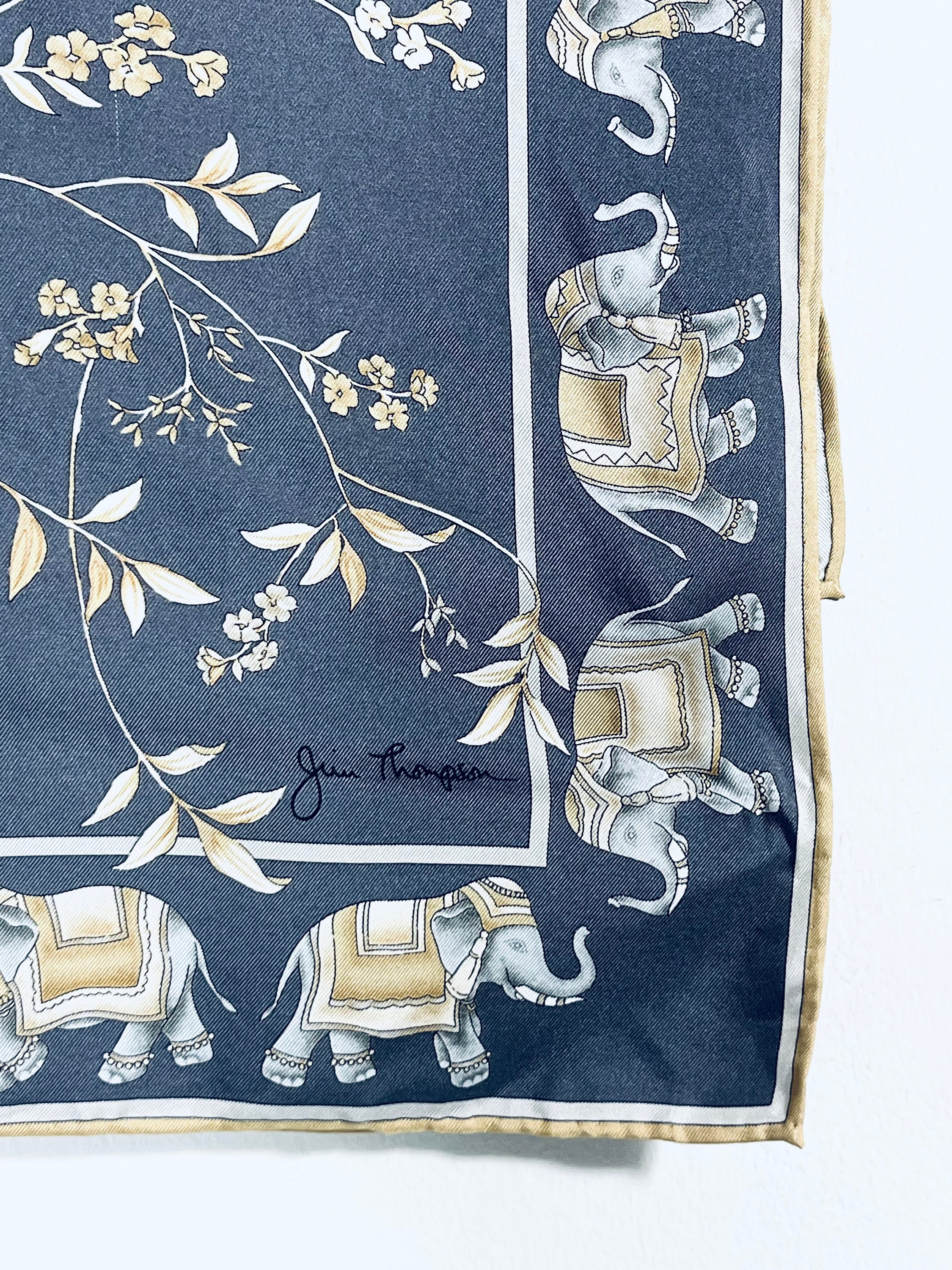 Jim Thompson Silk Scarf - Etsy