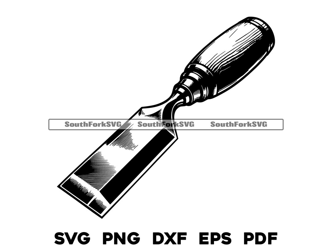 Wood Chisel Design Files | Svg Png Dxf Eps Pdf | Vector Graphic Cut ...