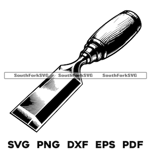 Wood Chisel Design Files | Svg Png Dxf Eps Pdf | Vector Graphic Cut ...